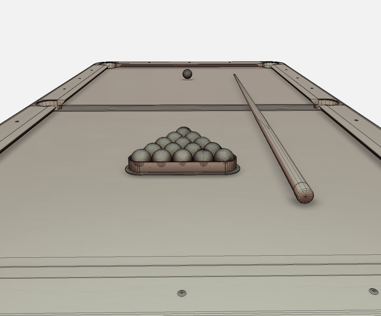ArtStation - American Pool Table | Game Assets