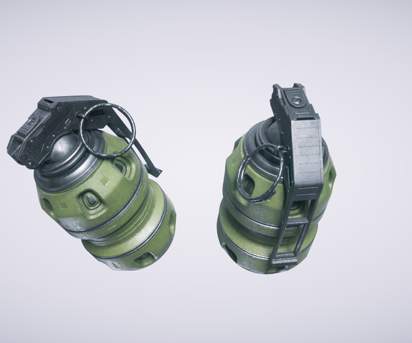 ArtStation - Sci-Fi Grenade | Game Assets