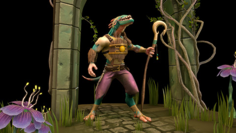 ArtStation - Lizard Man Character Stylized | Game Assets
