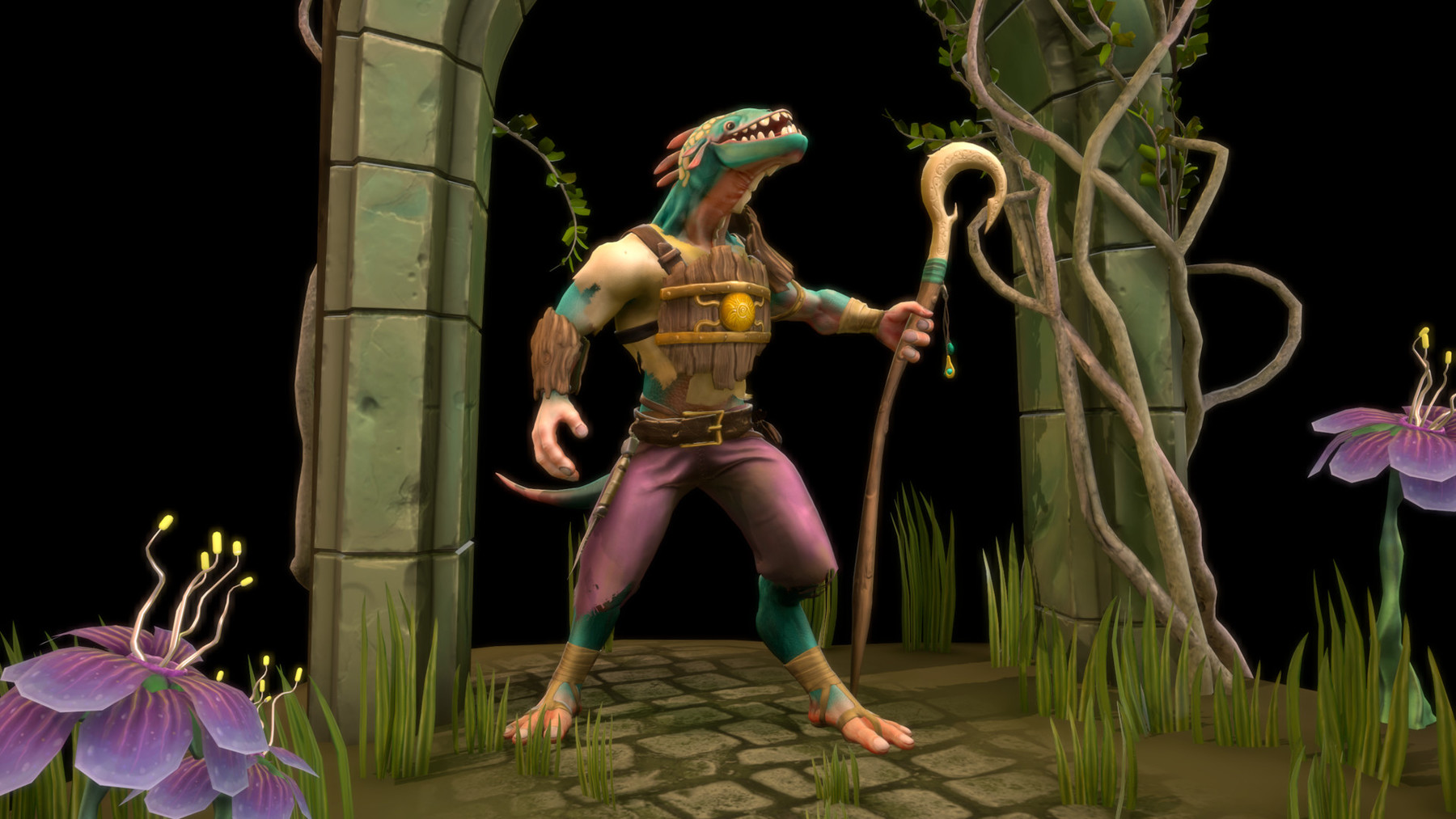 ArtStation - Lizard Man Character Stylized | Game Assets