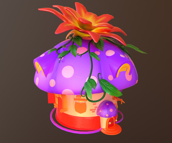 ArtStation - Asset - Cartoons - House - 3D model | Resources