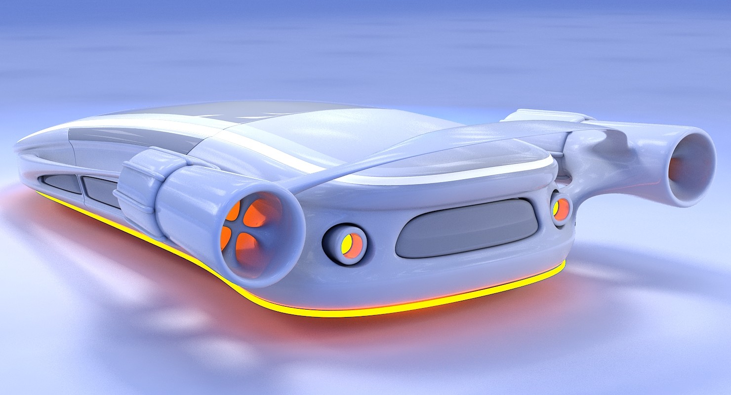 ArtStation - 3D Futuristic Car HD 12 | Resources