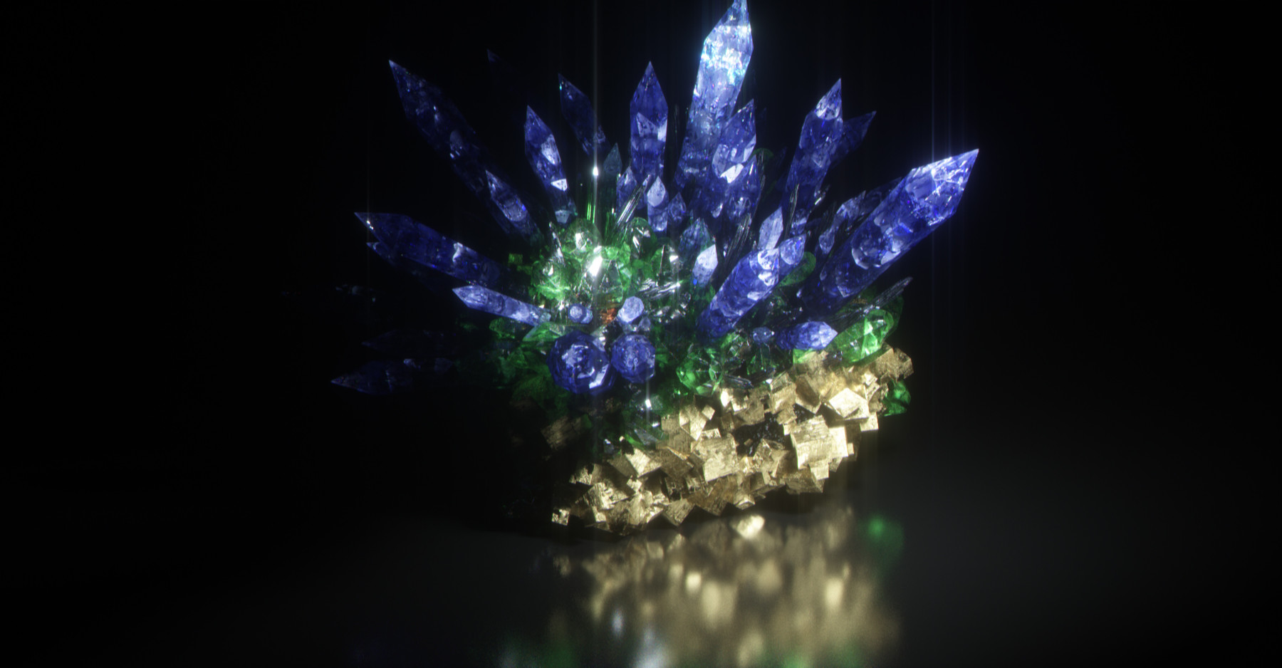 ArtStation - Crystal Formation 3D Model | Game Assets
