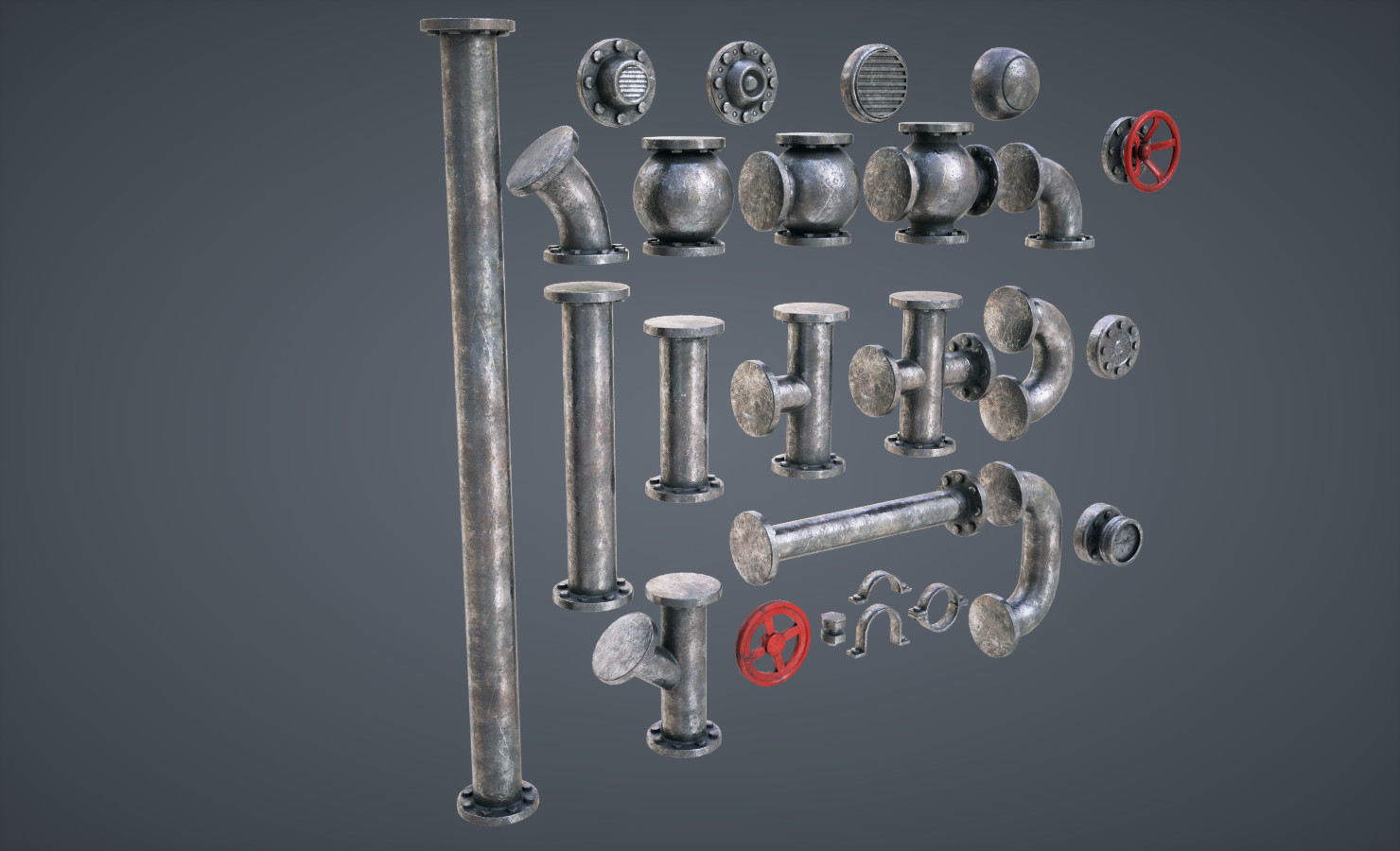 ArtStation - Modular Pipes for games | Game Assets