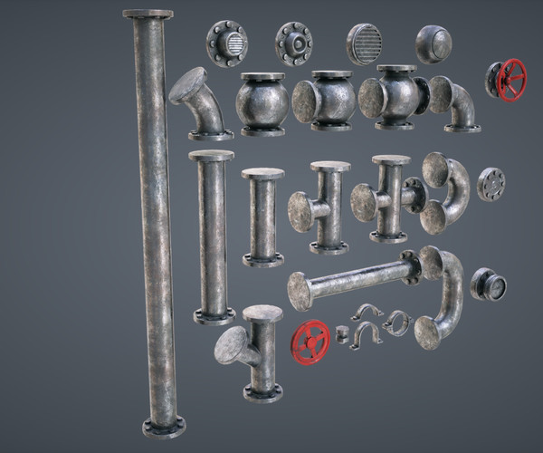 ArtStation - Modular Pipes for games | Game Assets