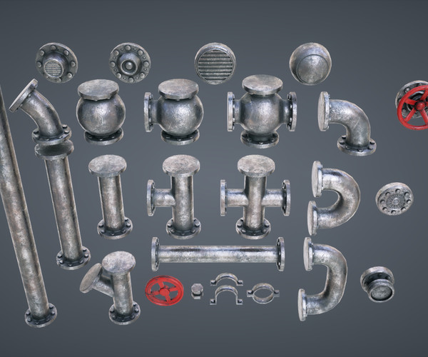 ArtStation - Modular Pipes for games | Game Assets
