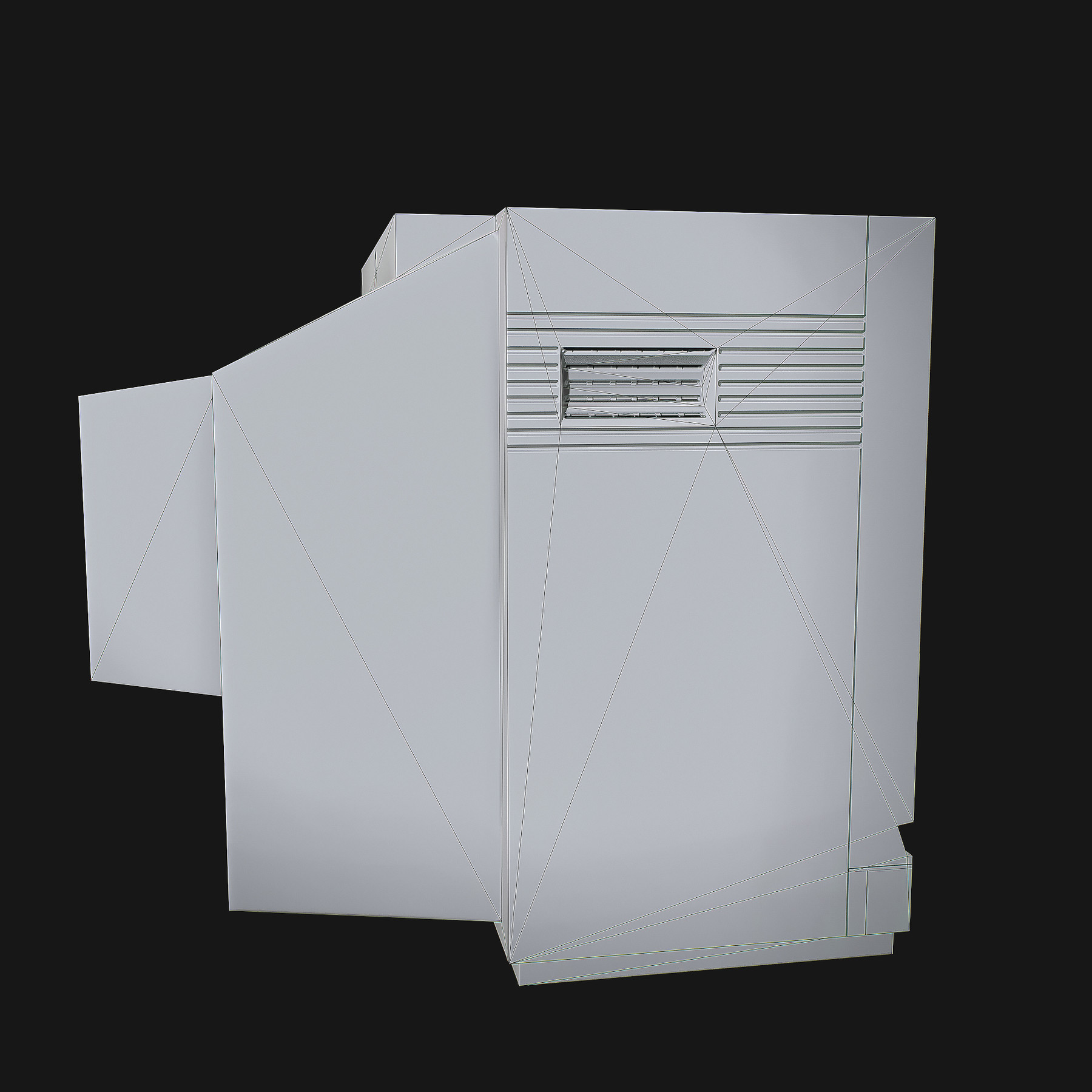 ArtStation - CCTV Monitor VR / AR / low-poly 3d model | Game Assets