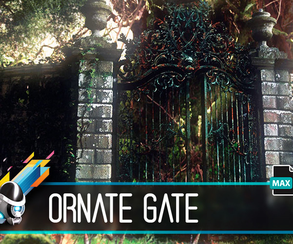 ArtStation - Ornate Gate 3D Model | Resources