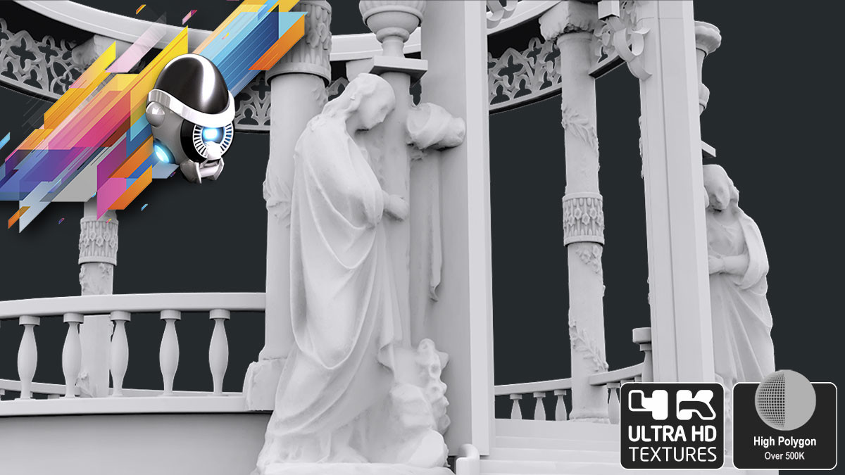 ArtStation - Arcane Rotunda 3D Model | Game Assets