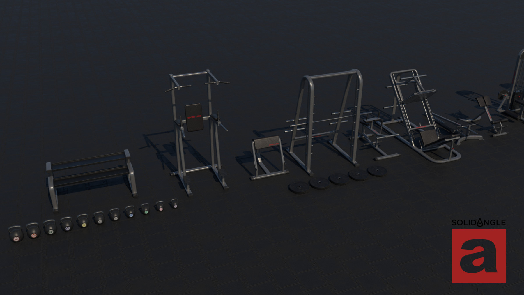 ArtStation - Gym Props PACK 02 | Resources