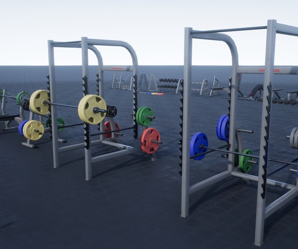 ArtStation - Gym Props PACK 01 | Resources