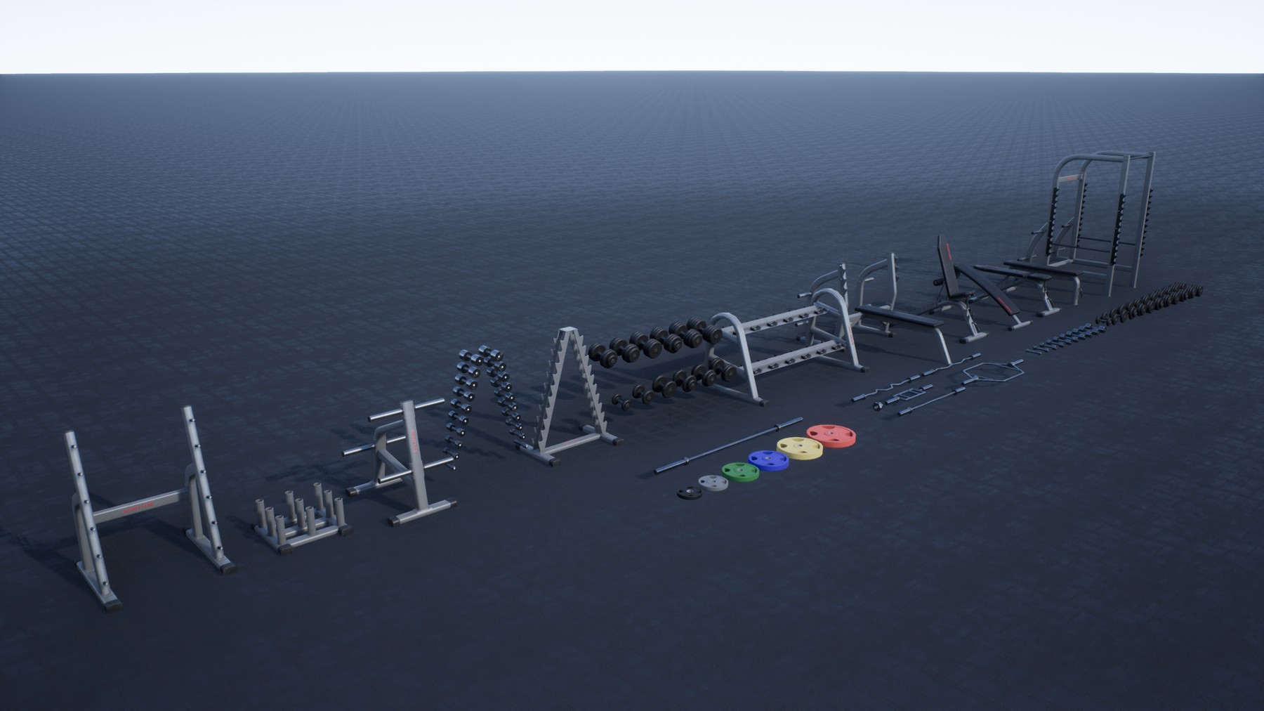 ArtStation - Gym Props PACK 01 | Resources