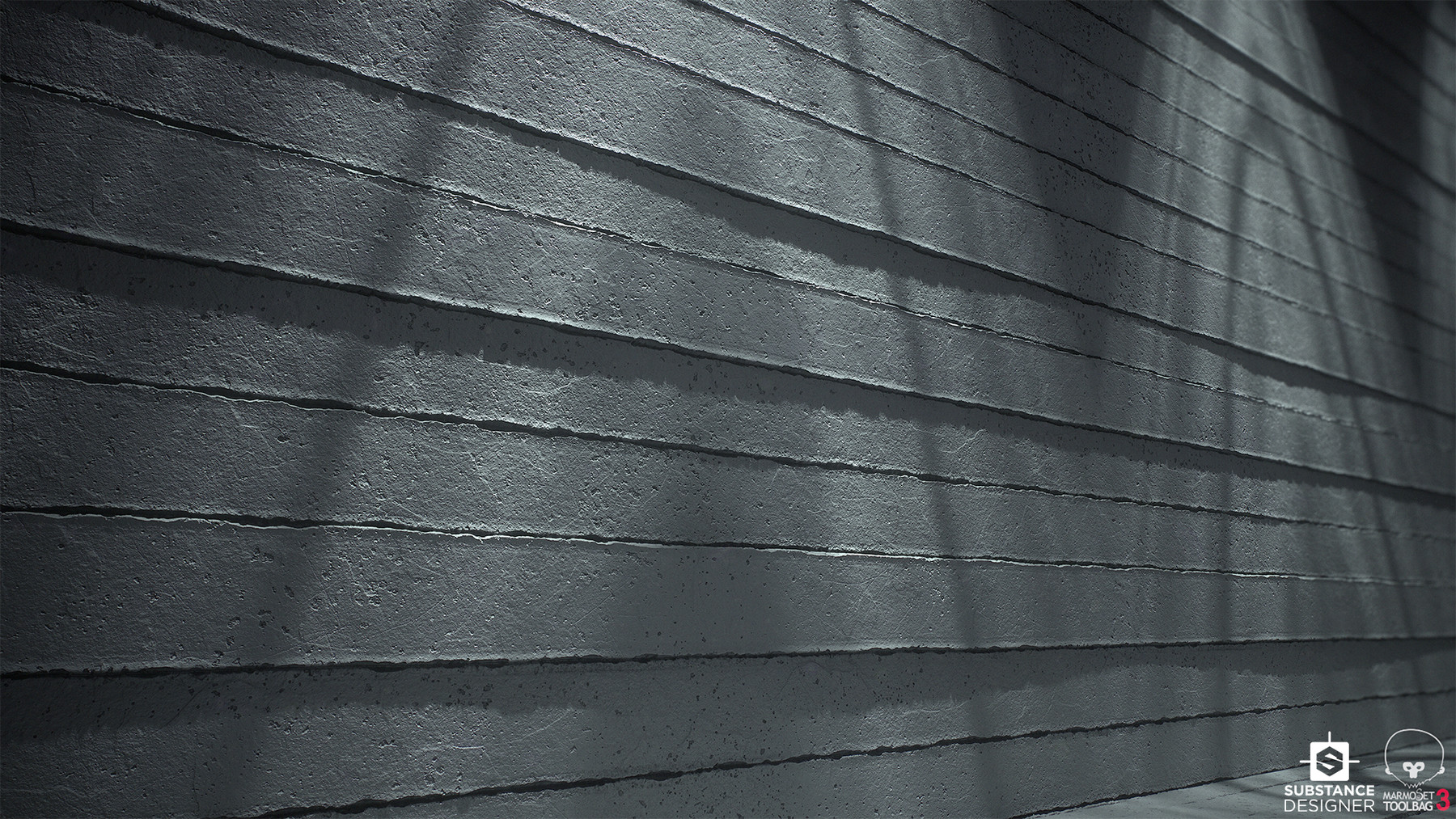 ArtStation - Layered Concrete - Substance Designer Material | Resources