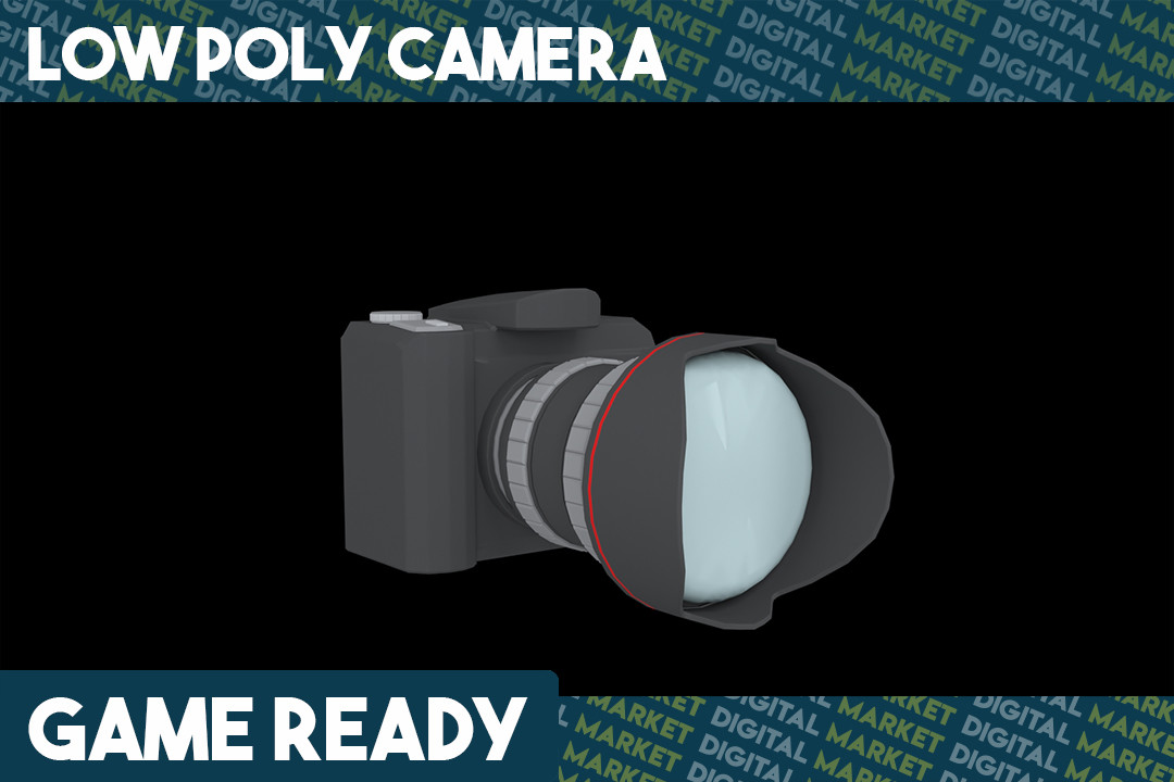 ArtStation - DSLR Camera - Low Poly | Game Assets