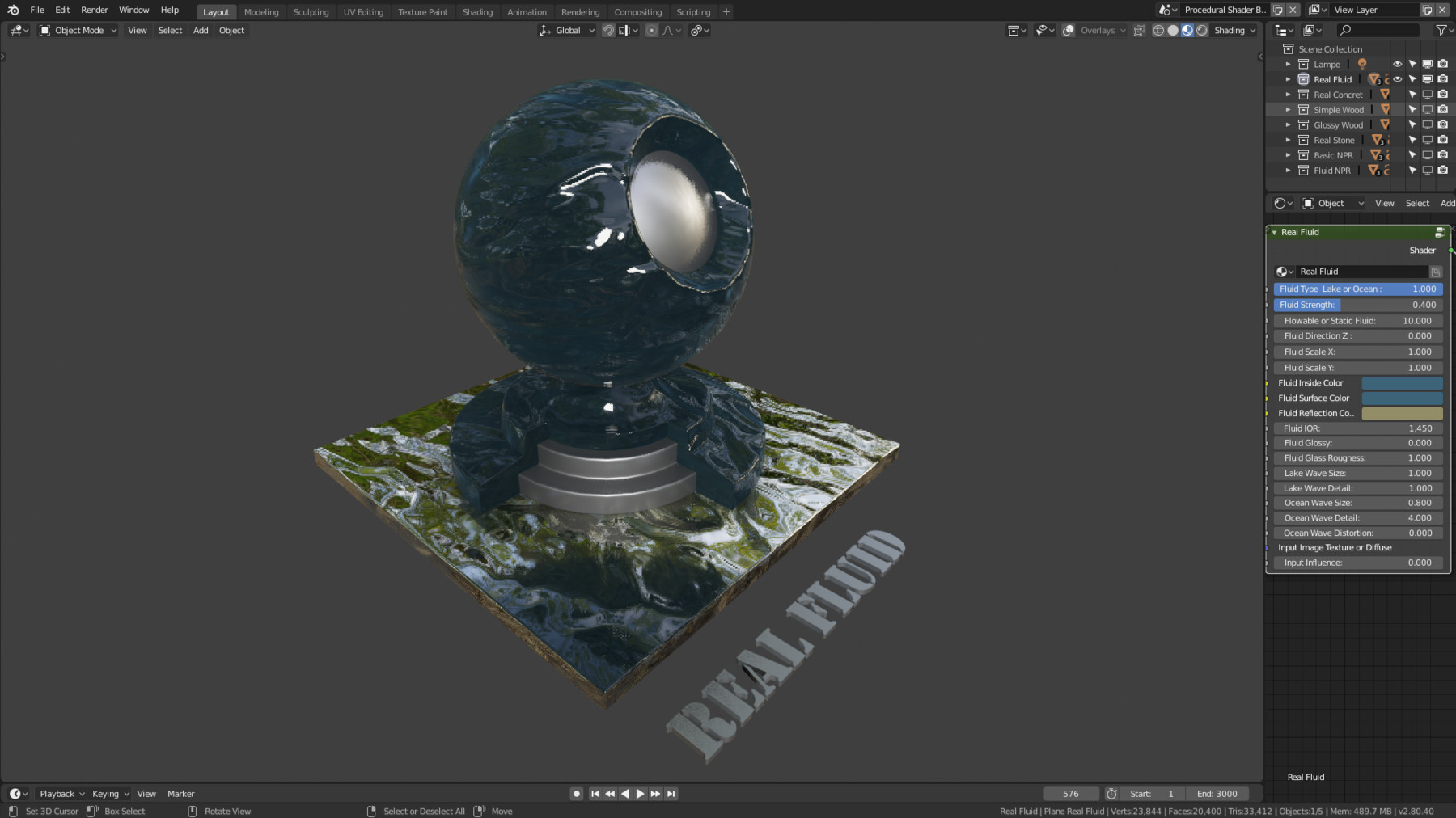 ArtStation - Procedural Shader Bank ( cycle & eevee ) | Resources