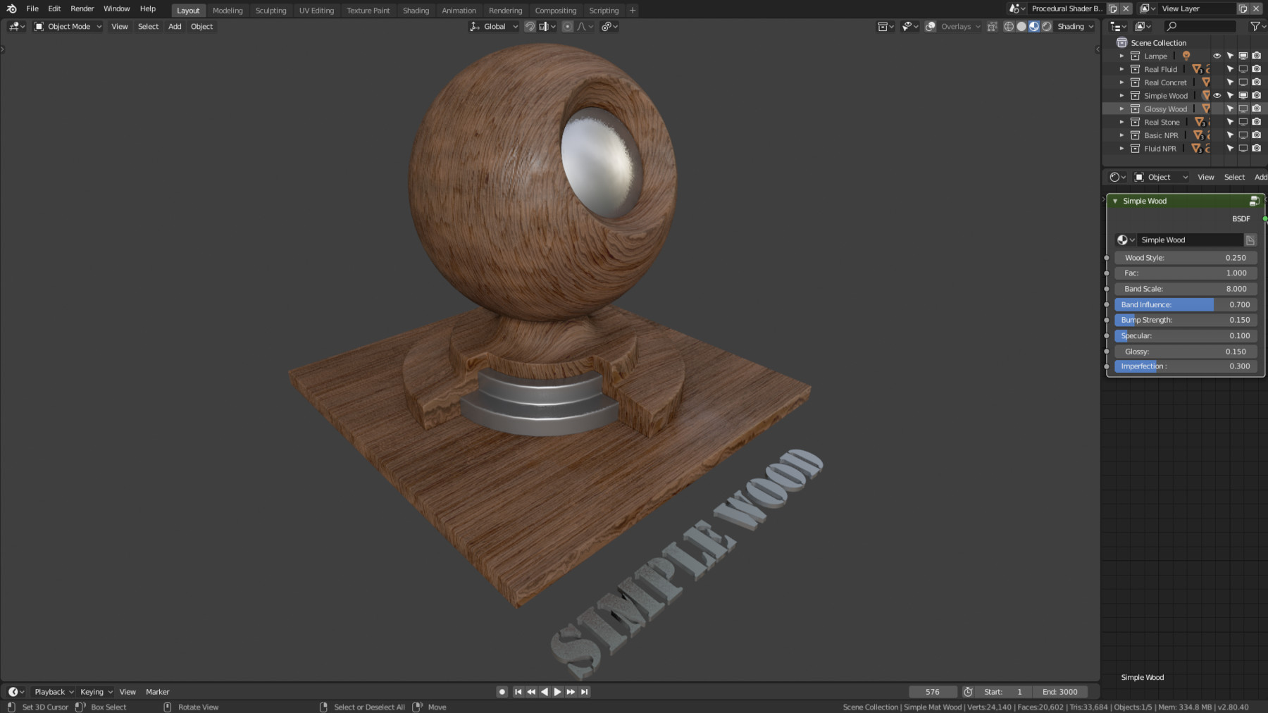 ArtStation - Procedural Shader Bank ( cycle & eevee ) | Resources