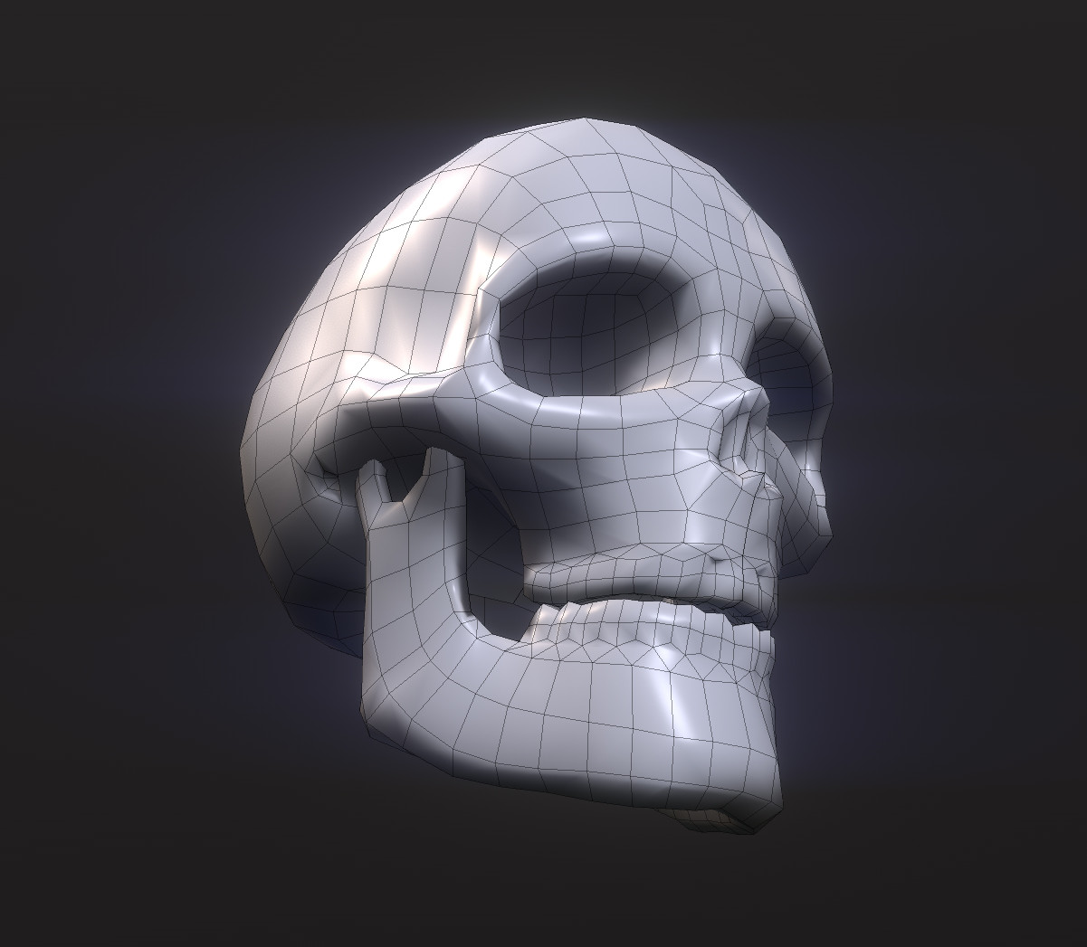 ArtStation - Low and Hi poly Skull | Resources