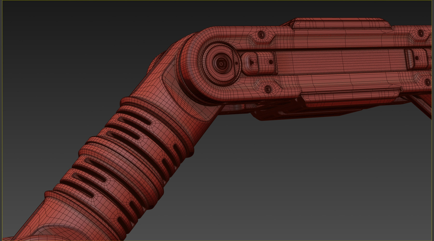ArtStation - Robotic Arm Rigged and Animated (3ds Max, FBX, OBJ ...