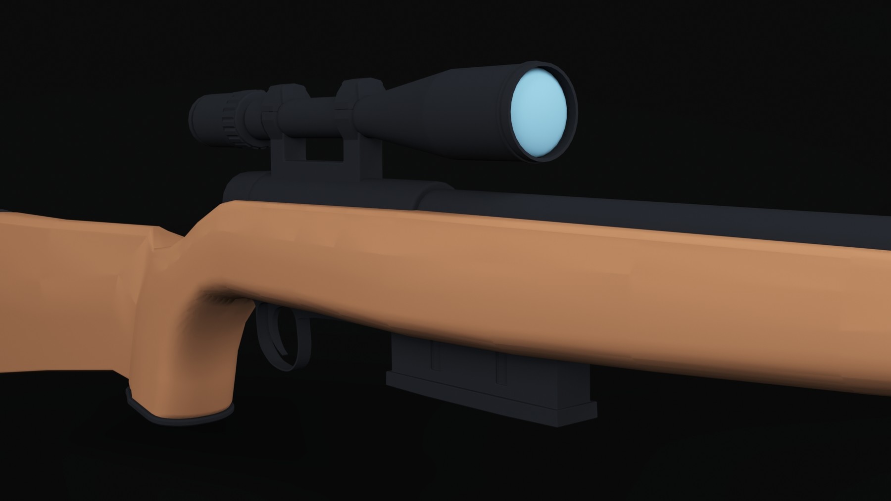 ArtStation - Hunting Rifle - Low Poly | Game Assets