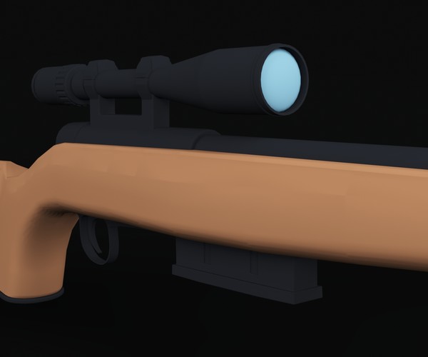 ArtStation - Hunting Rifle - Low Poly | Game Assets