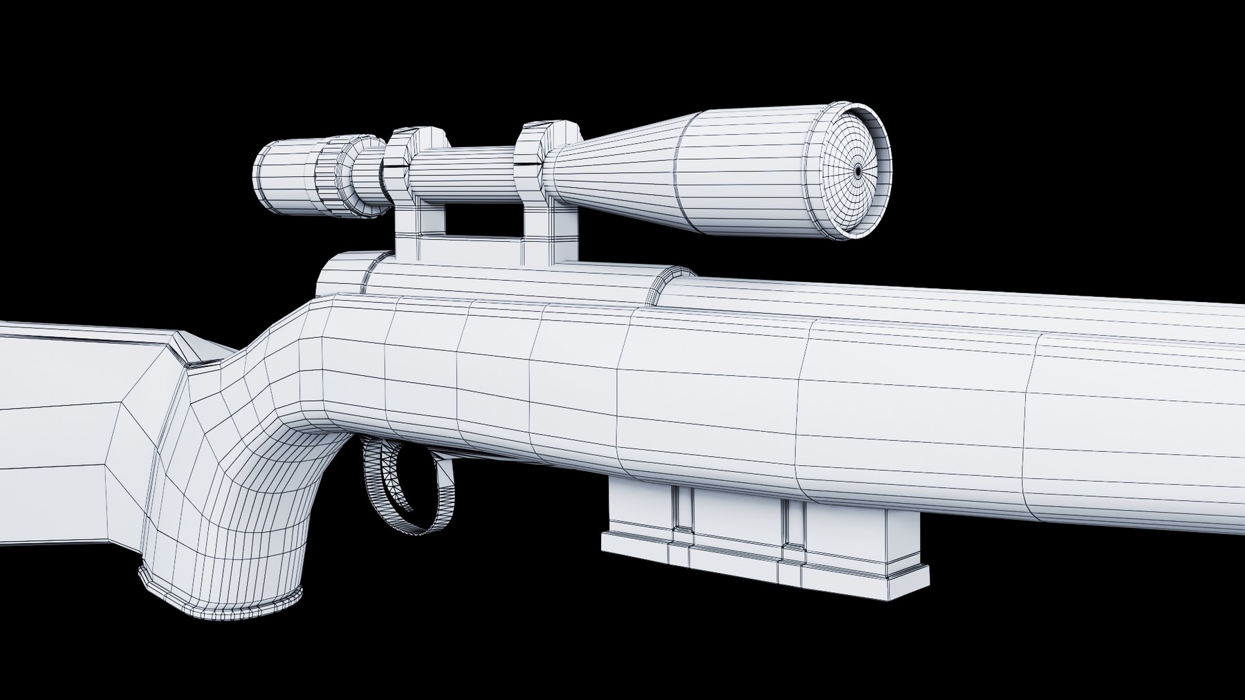 ArtStation - Hunting Rifle - Low Poly | Game Assets