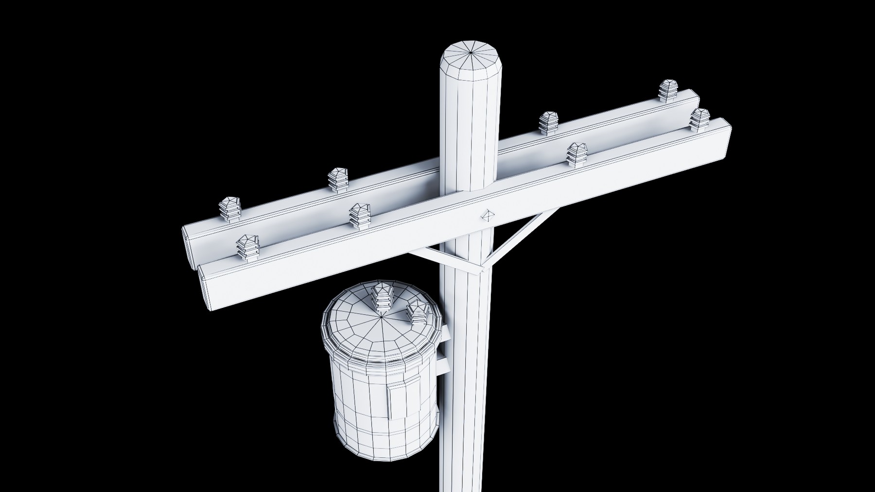 ArtStation - Light Pole Pack - Low Poly | Game Assets