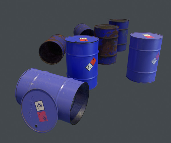 ArtStation - Chemical drums | Game Assets