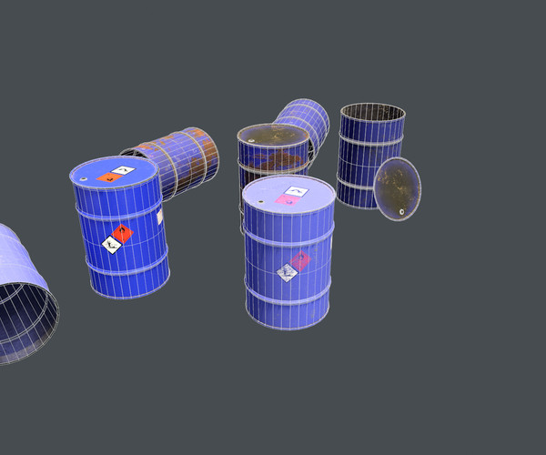 ArtStation - Chemical drums | Game Assets