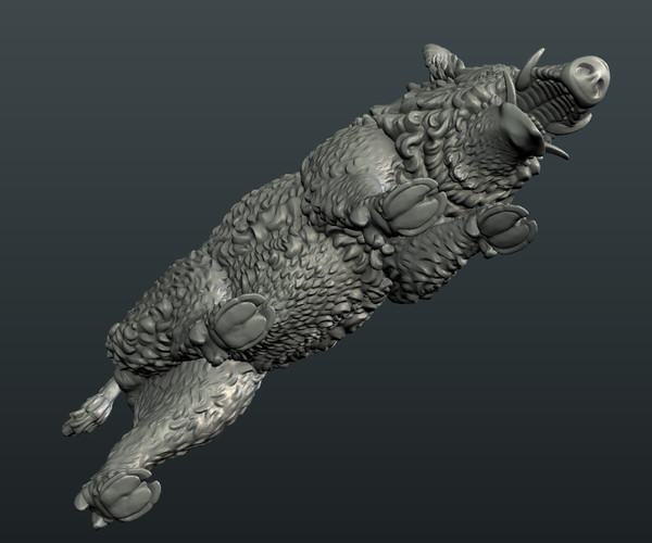 ArtStation - Wild Boar Figure | Resources