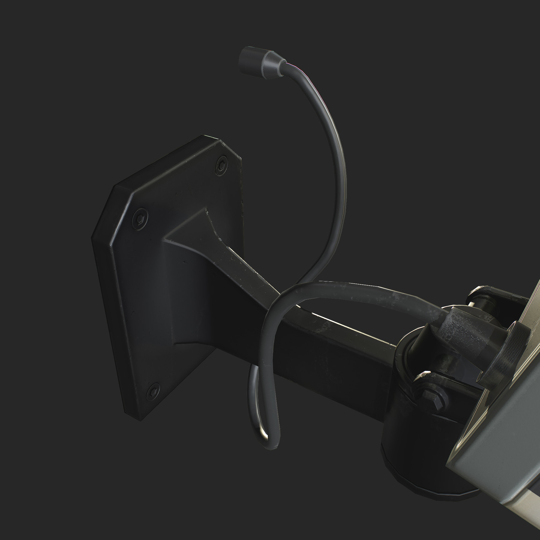 Artstation Cctv Camera Vr Ar Low Poly 3d Model Game Assets