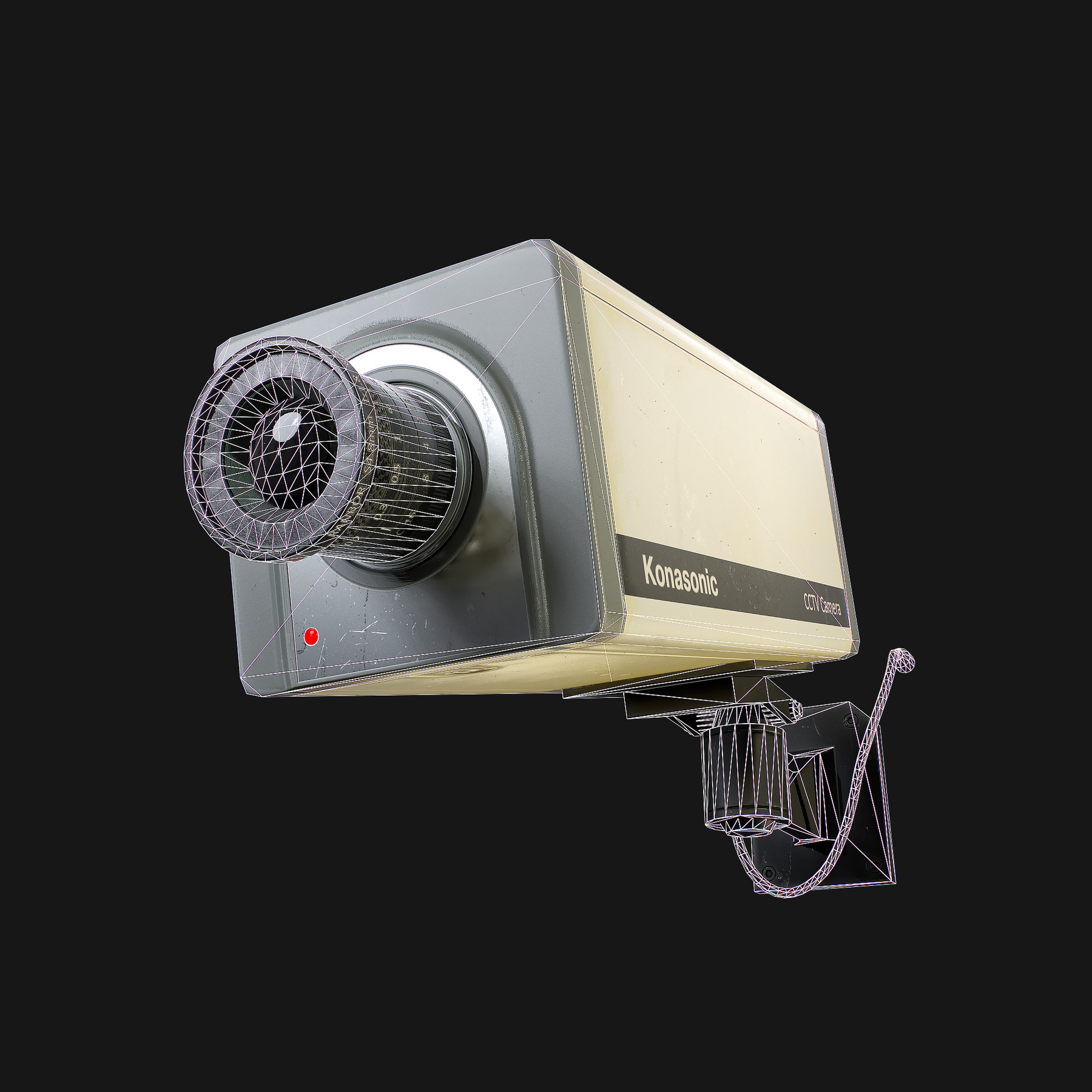 ArtStation - CCTV Camera VR / AR / low-poly 3d model | Game Assets