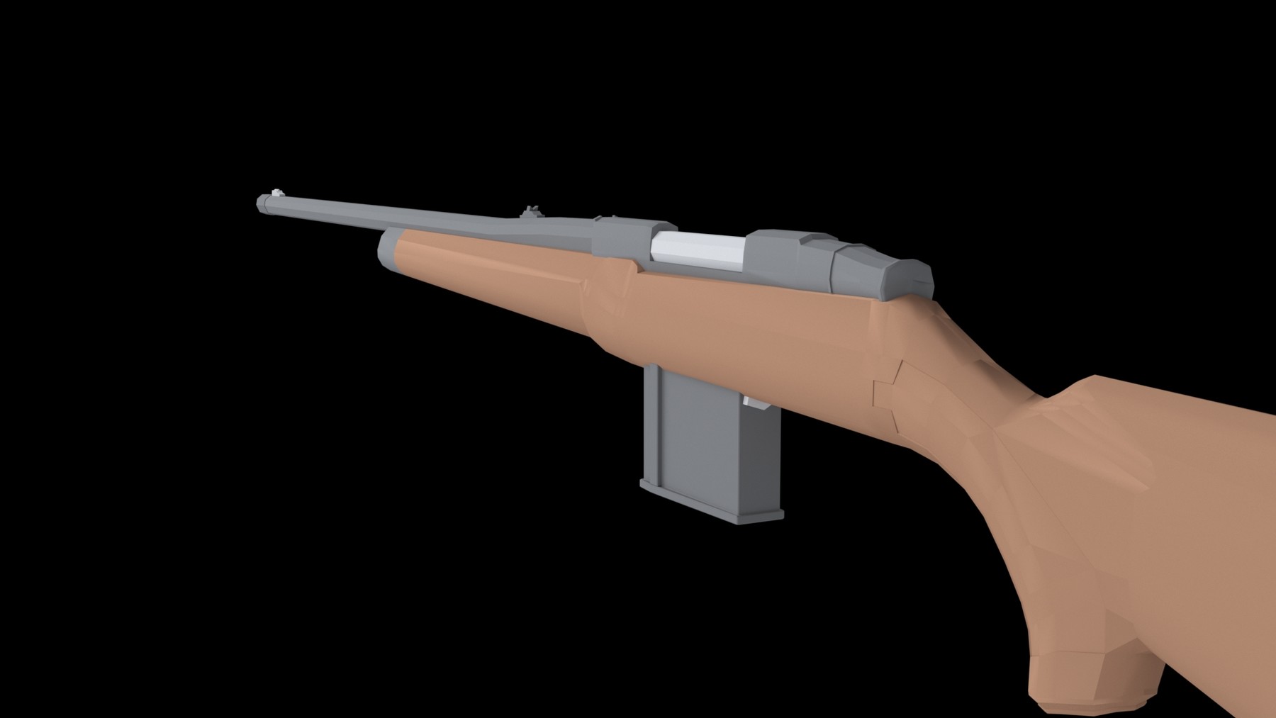 ArtStation - Rifle - Low Poly | Game Assets