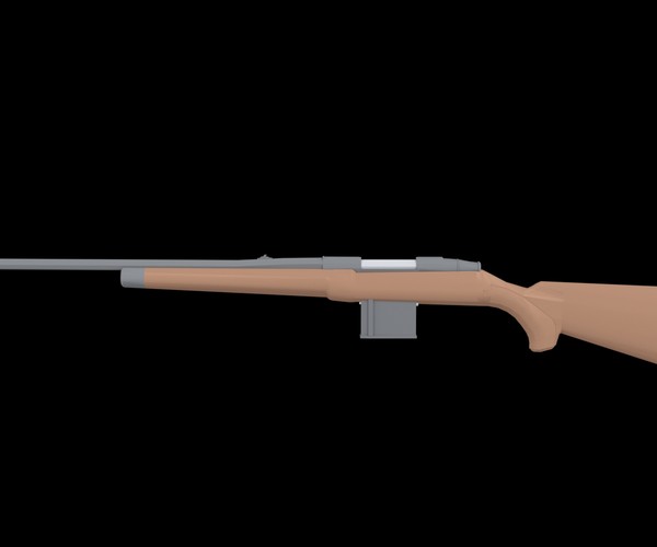 ArtStation - Rifle - Low Poly | Game Assets