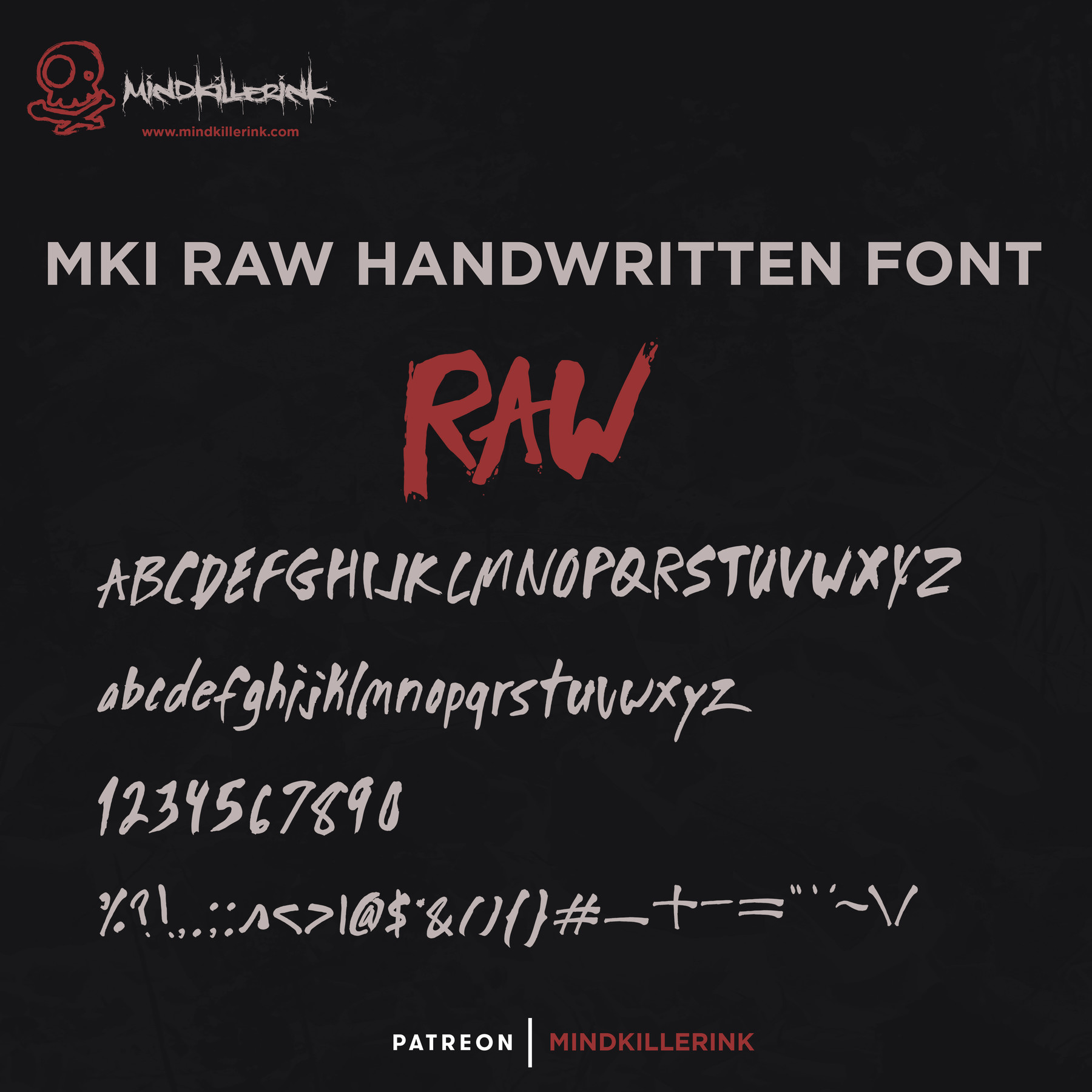ArtStation - MKI RAW font | Artworks