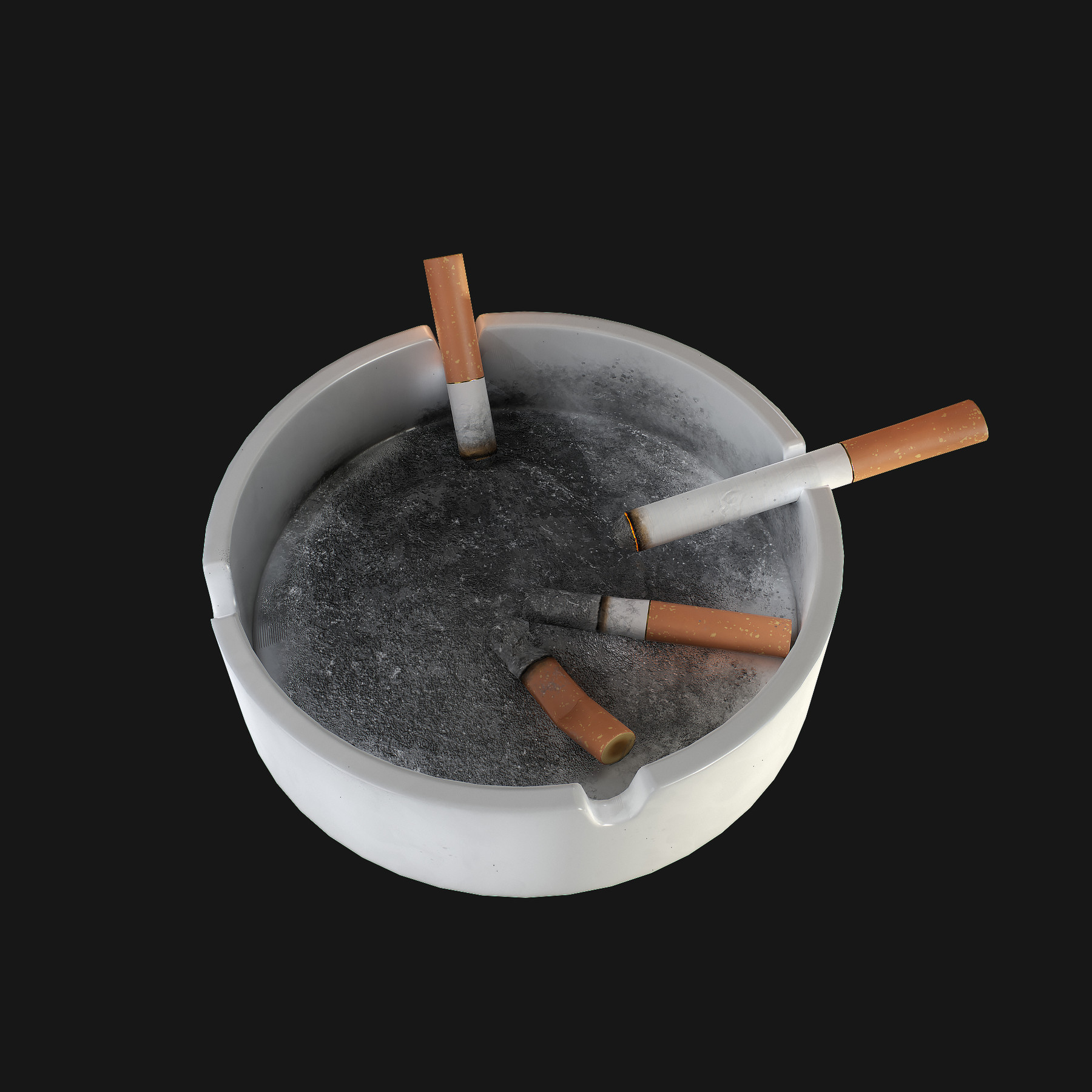 ArtStation - Ashtray VR / AR / low-poly 3d model | Game Assets