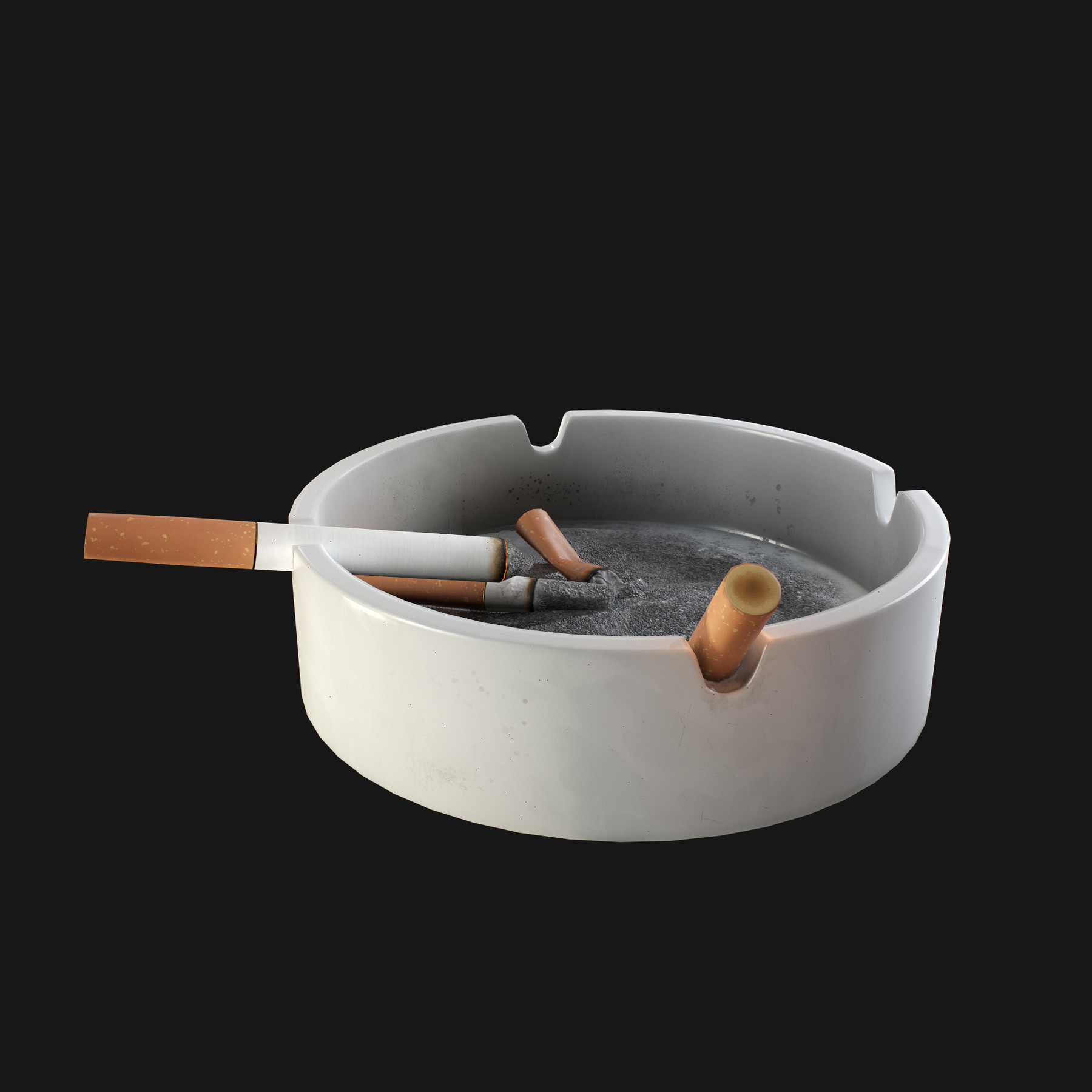 ArtStation - Ashtray VR / AR / low-poly 3d model | Game Assets