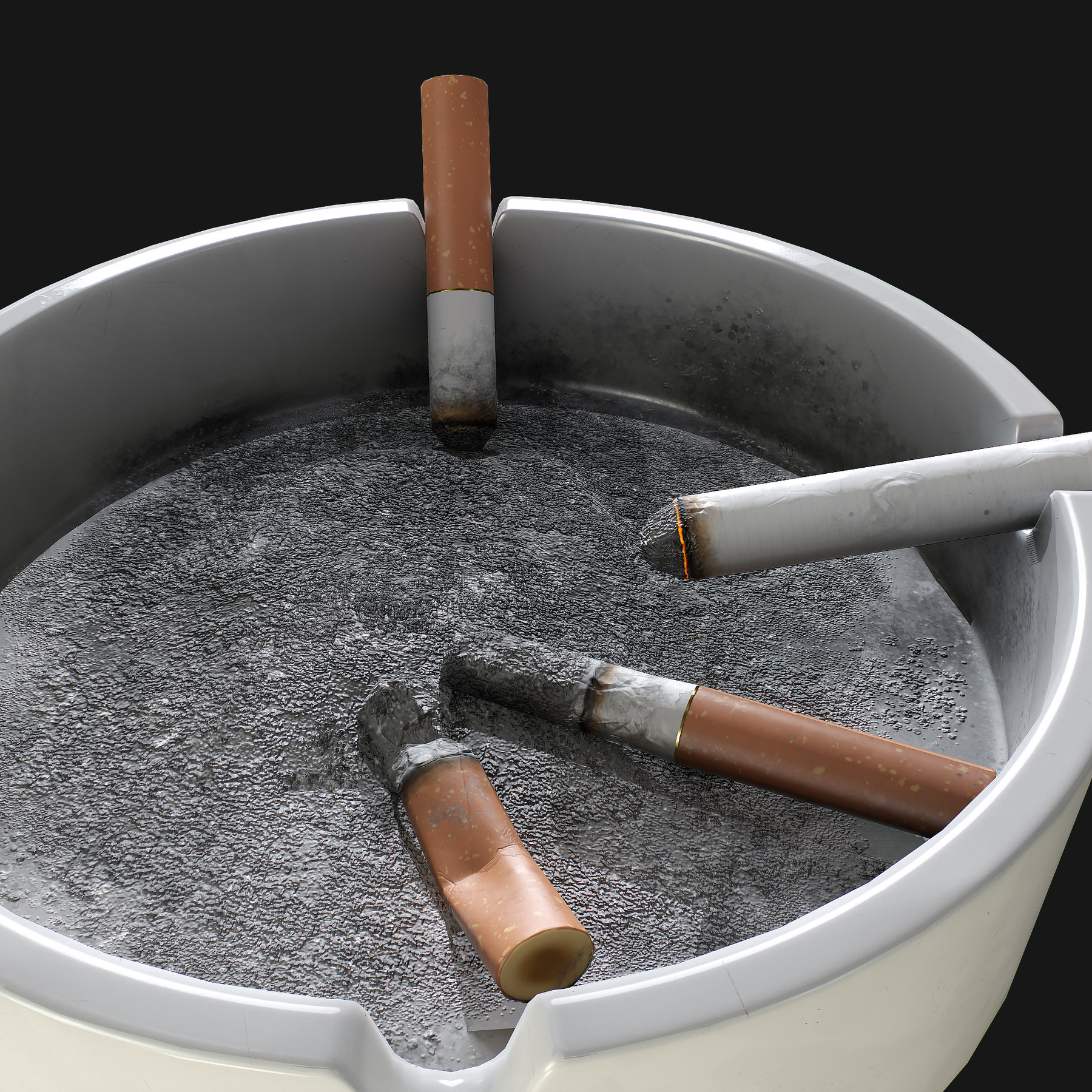 ArtStation - Ashtray VR / AR / low-poly 3d model | Game Assets