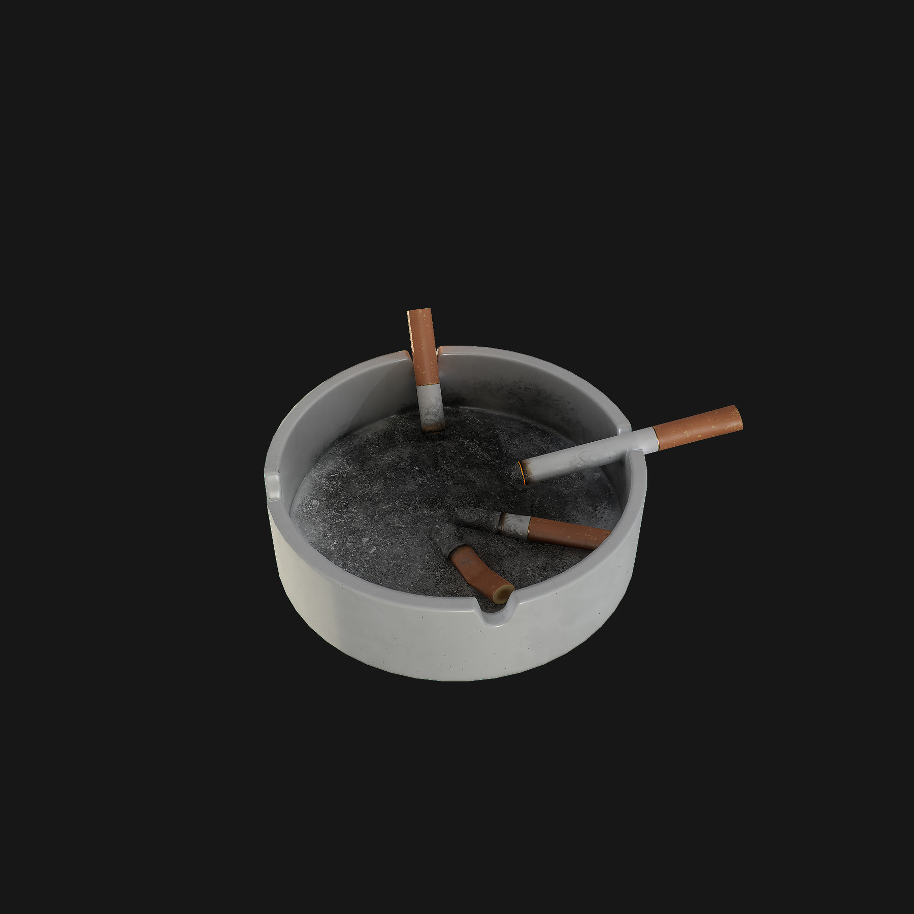 ArtStation - Ashtray VR / AR / low-poly 3d model | Game Assets