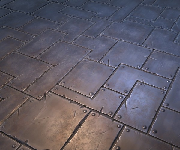ArtStation - Handpaint Metal Texture | Game Assets
