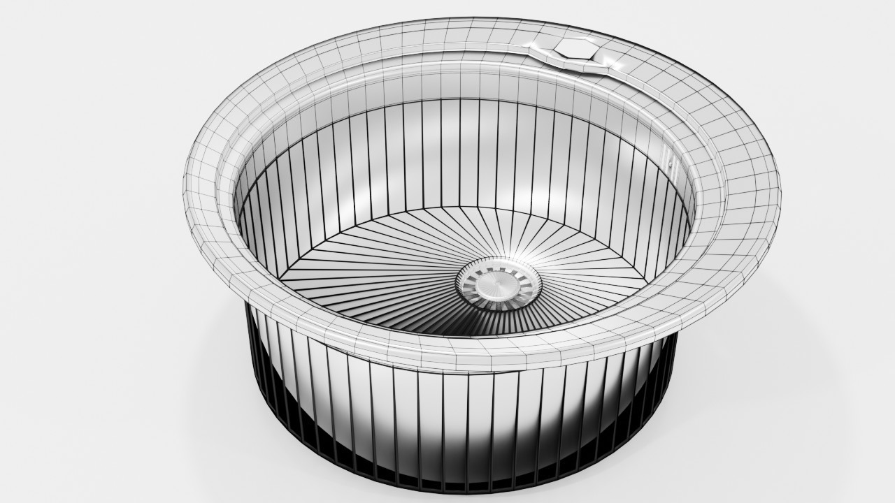 ArtStation - Round kitchen sink | Resources