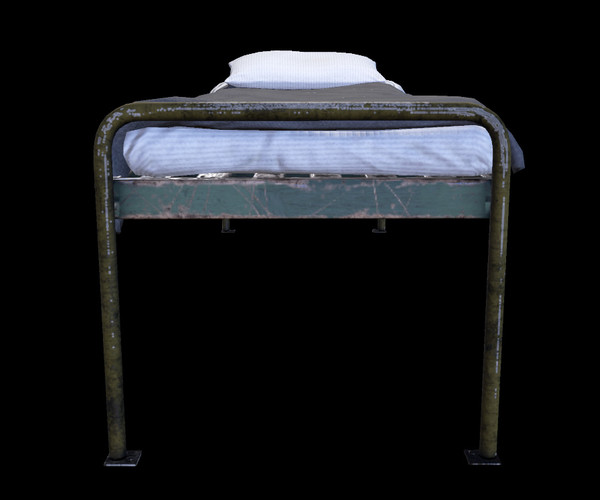 ArtStation - Old prison bed | Game Assets