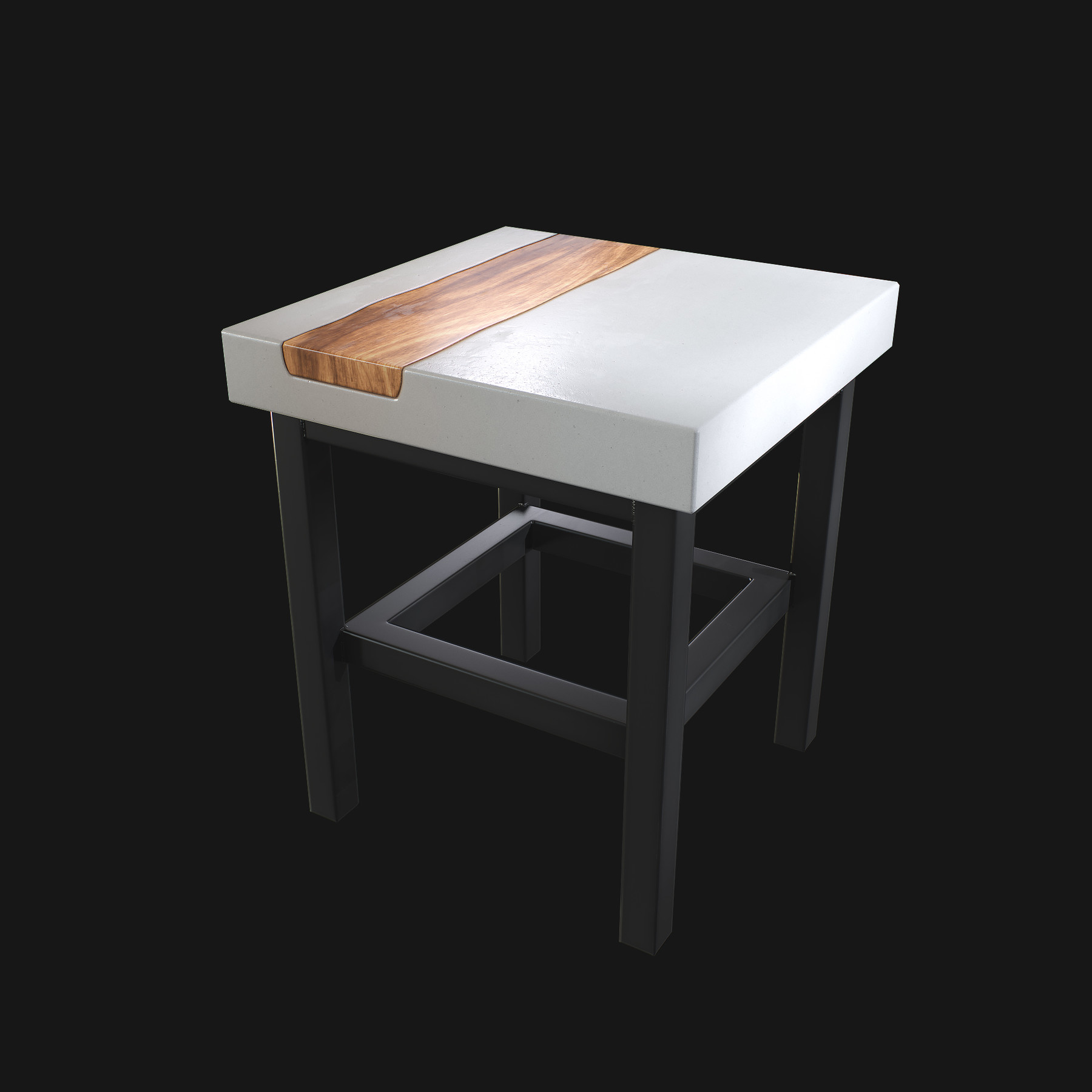 ArtStation - Modern Table VR / AR / low-poly 3d model | Game Assets