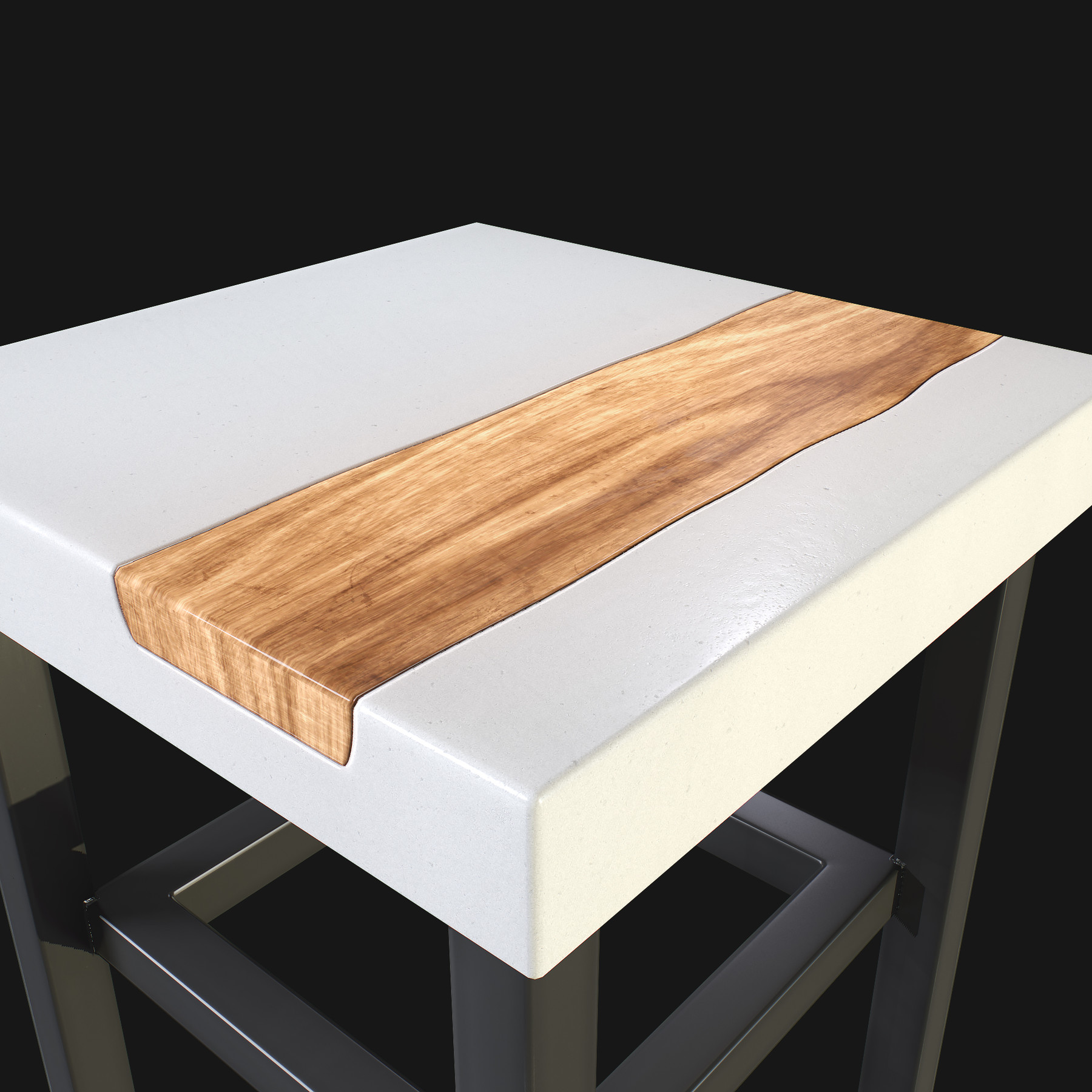 ArtStation - Modern Table VR / AR / low-poly 3d model | Game Assets