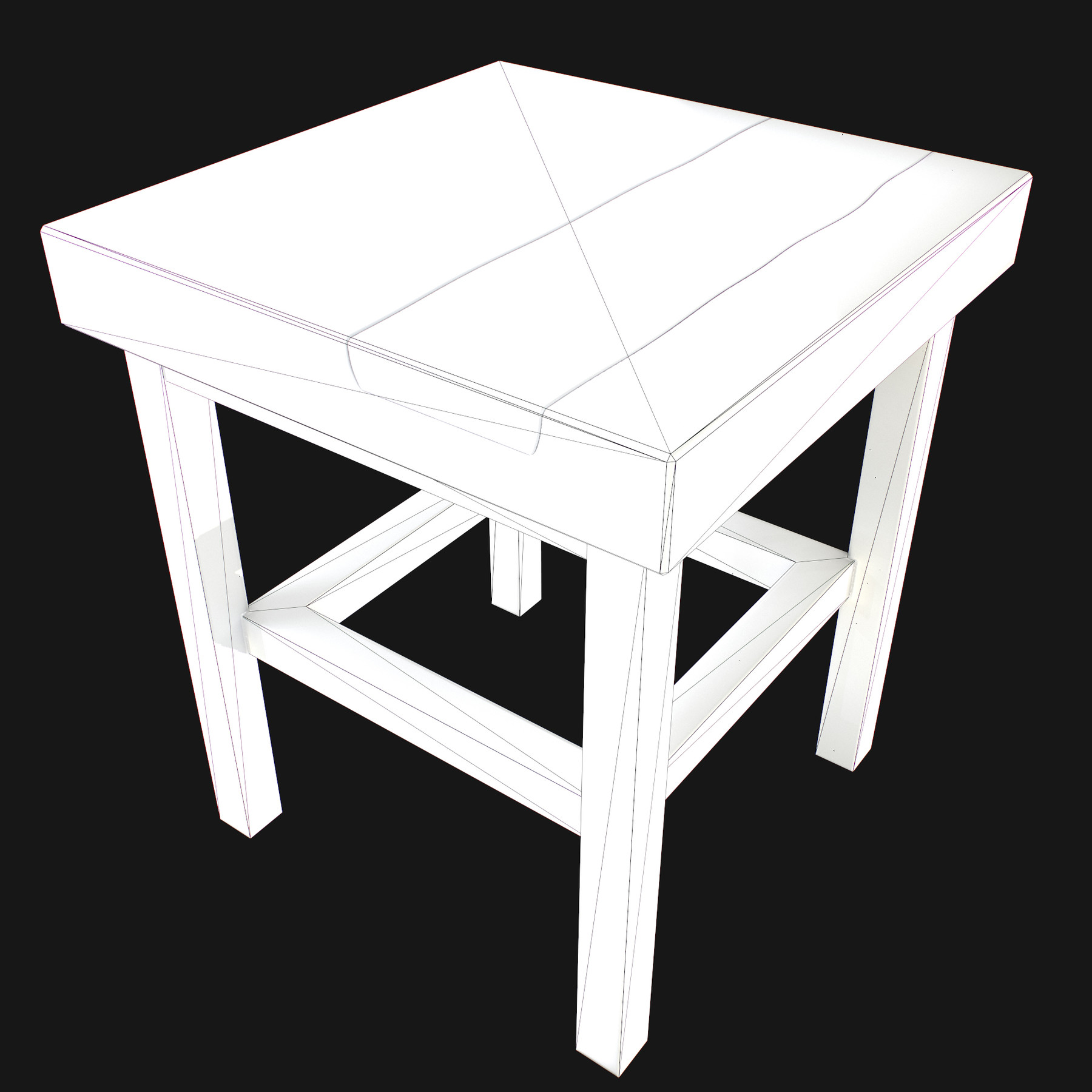 ArtStation - Modern Table VR / AR / low-poly 3d model | Game Assets
