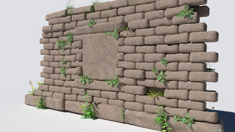 ArtStation - Overgrown Wall | Resources