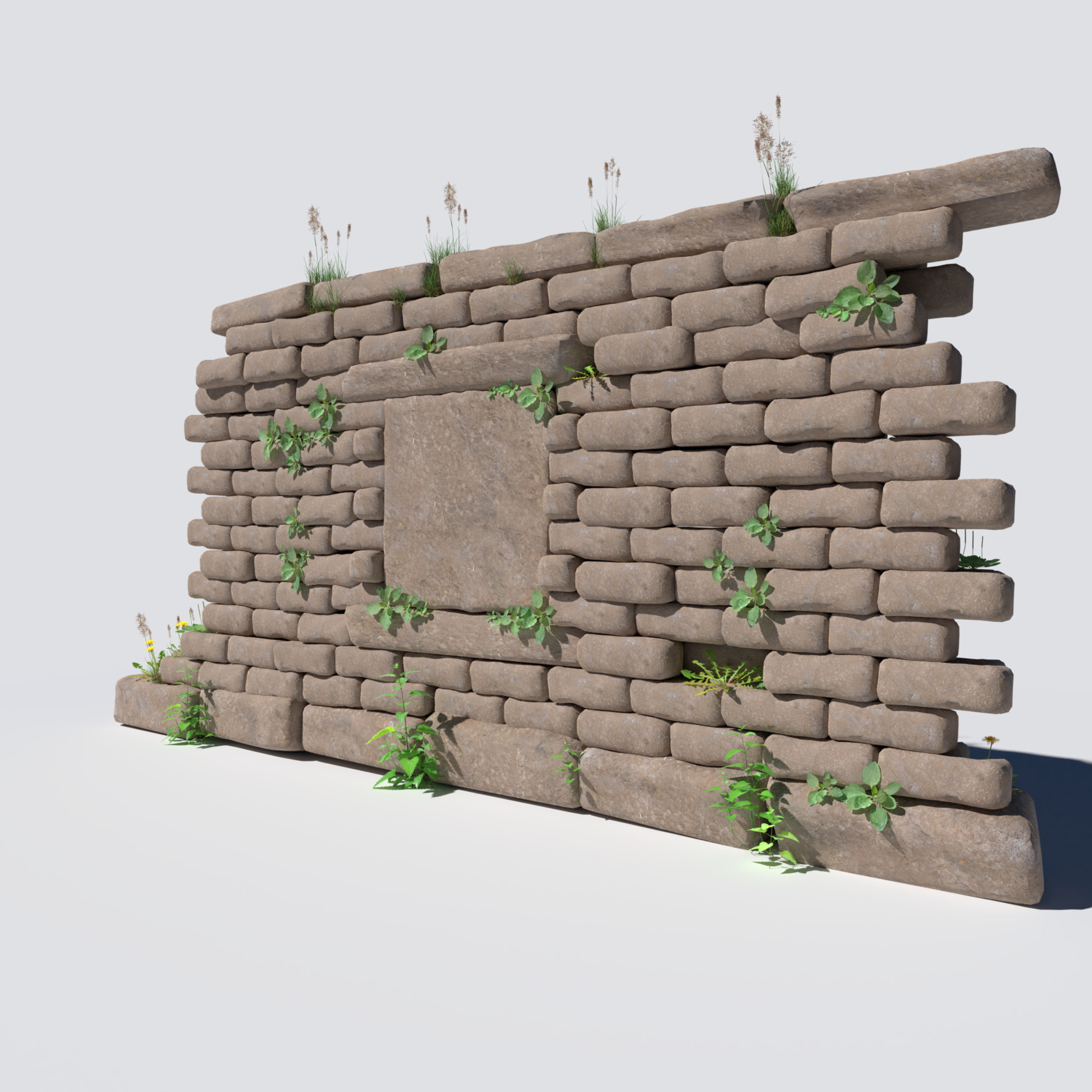 ArtStation - Overgrown Wall | Resources