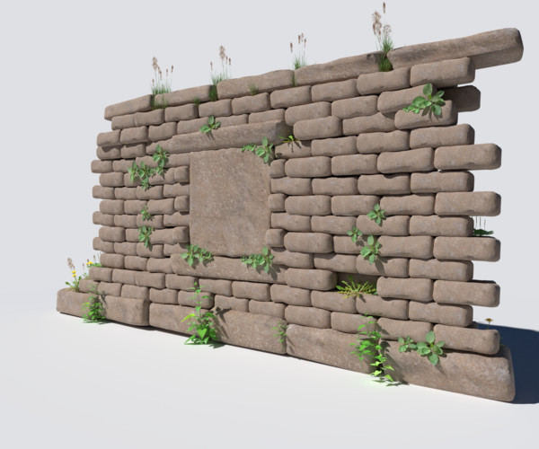 ArtStation - Overgrown Wall | Resources