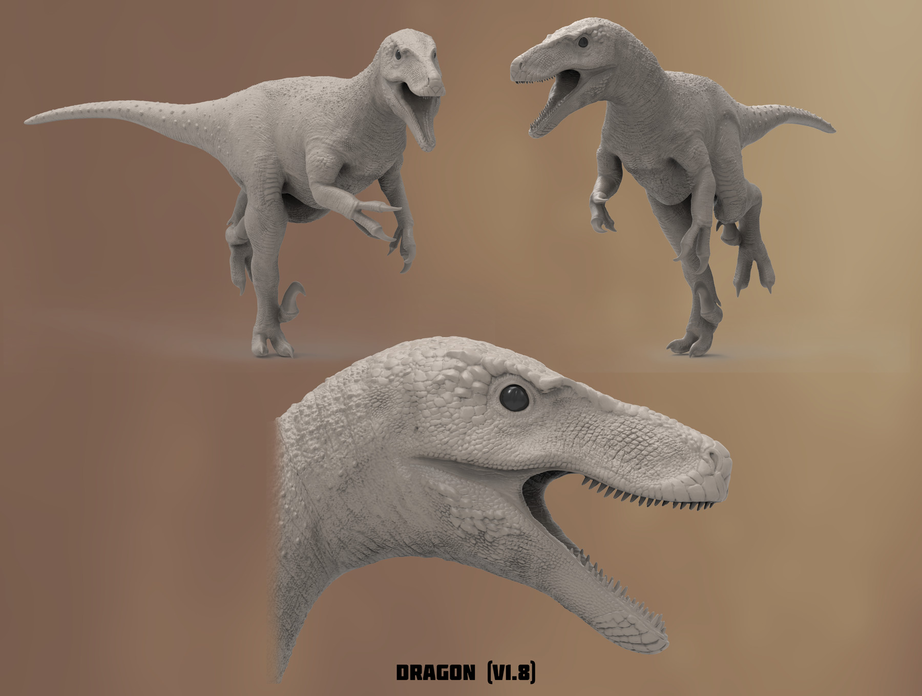 ArtStation - Raptor Rig | Resources