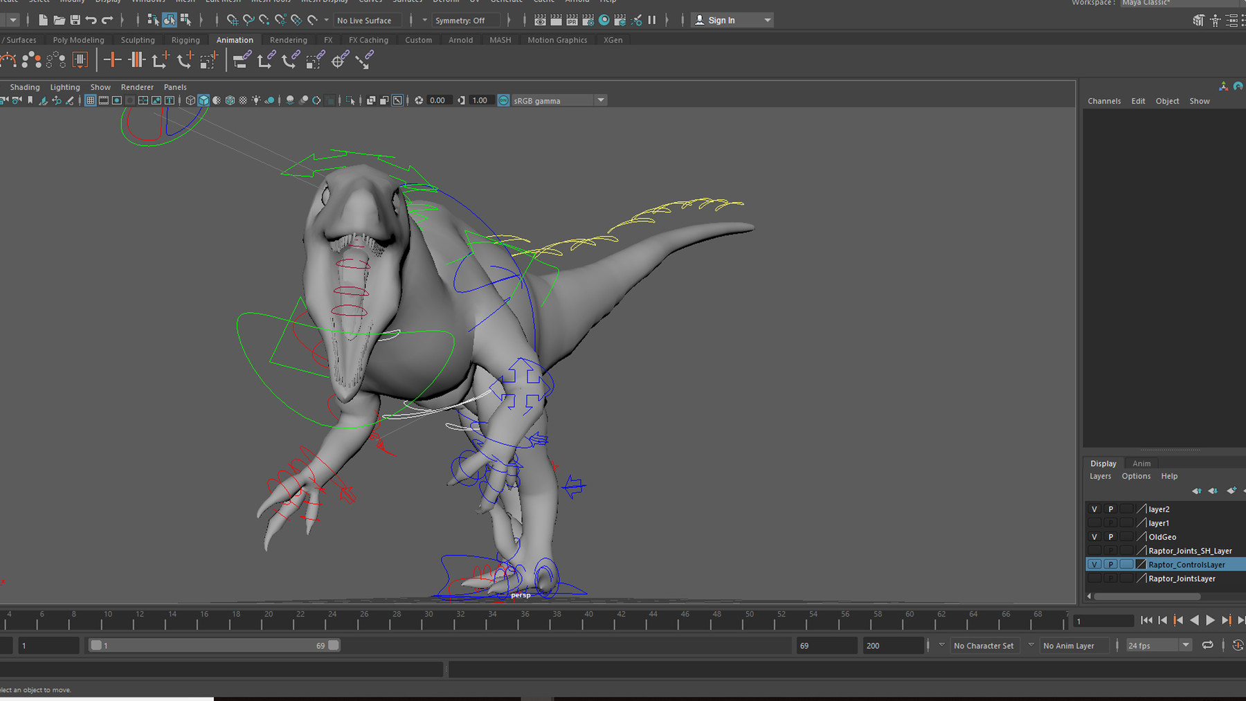 ArtStation - Raptor Rig | Resources