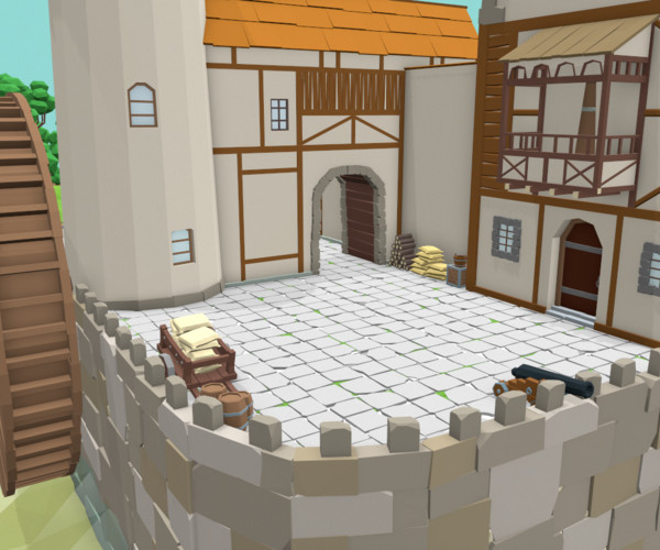ArtStation - Medieval Castle | Game Assets